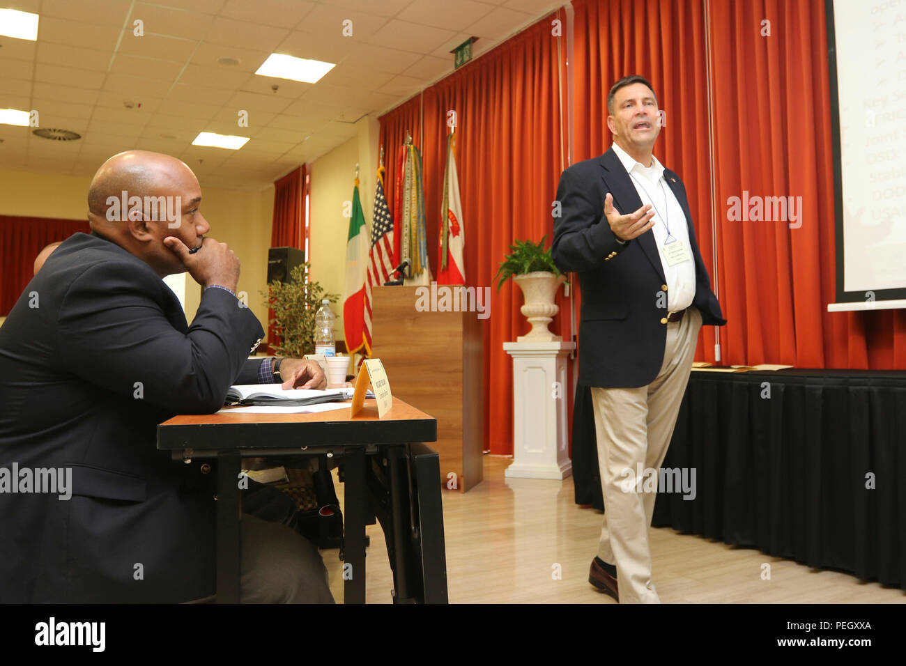 Col. Patrick Sullivan, U.S. Army Africa’s liaison officer to the ...