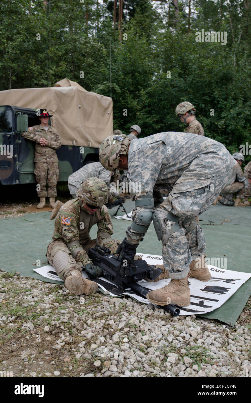 U.S. Soldiers assigned to 2nd Cavalry Regiment participate in the ...
