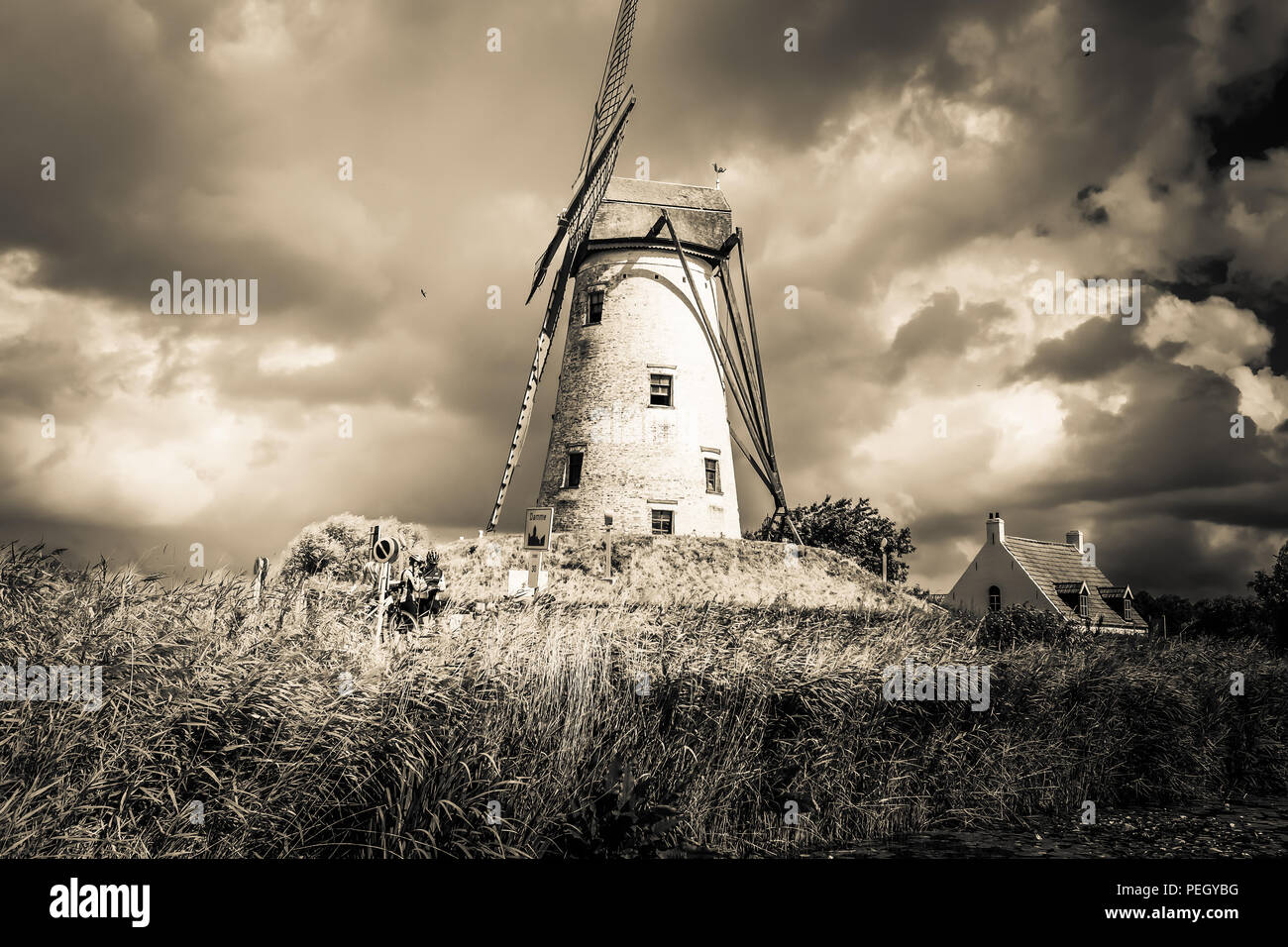 Hoeke windmill hi-res stock photography and images - Alamy