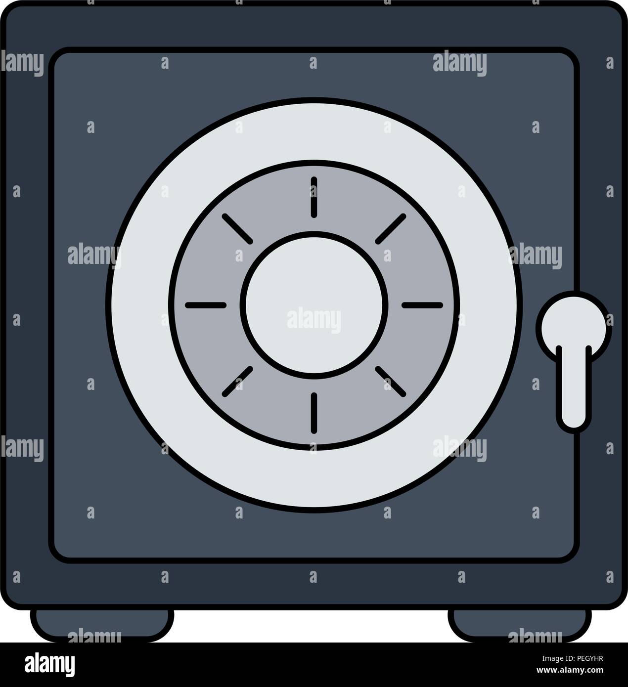 Strongbox security money symbol Stock Vector Image & Art - Alamy