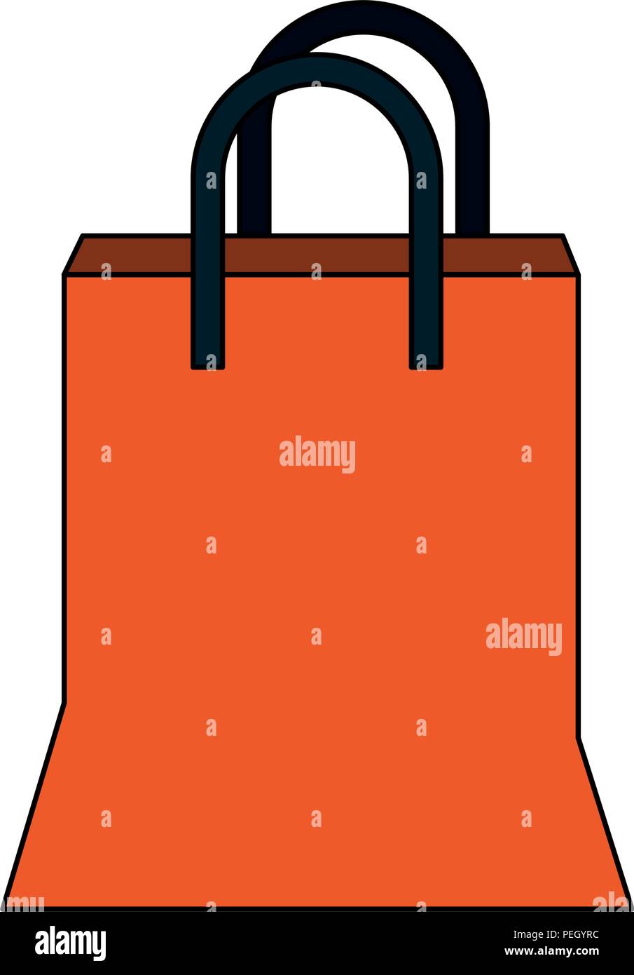 Shopping bag isolated Stock Vector Image & Art - Alamy