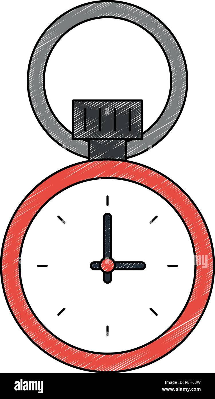 Vintage timer symbol scribble Stock Vector Image & Art - Alamy