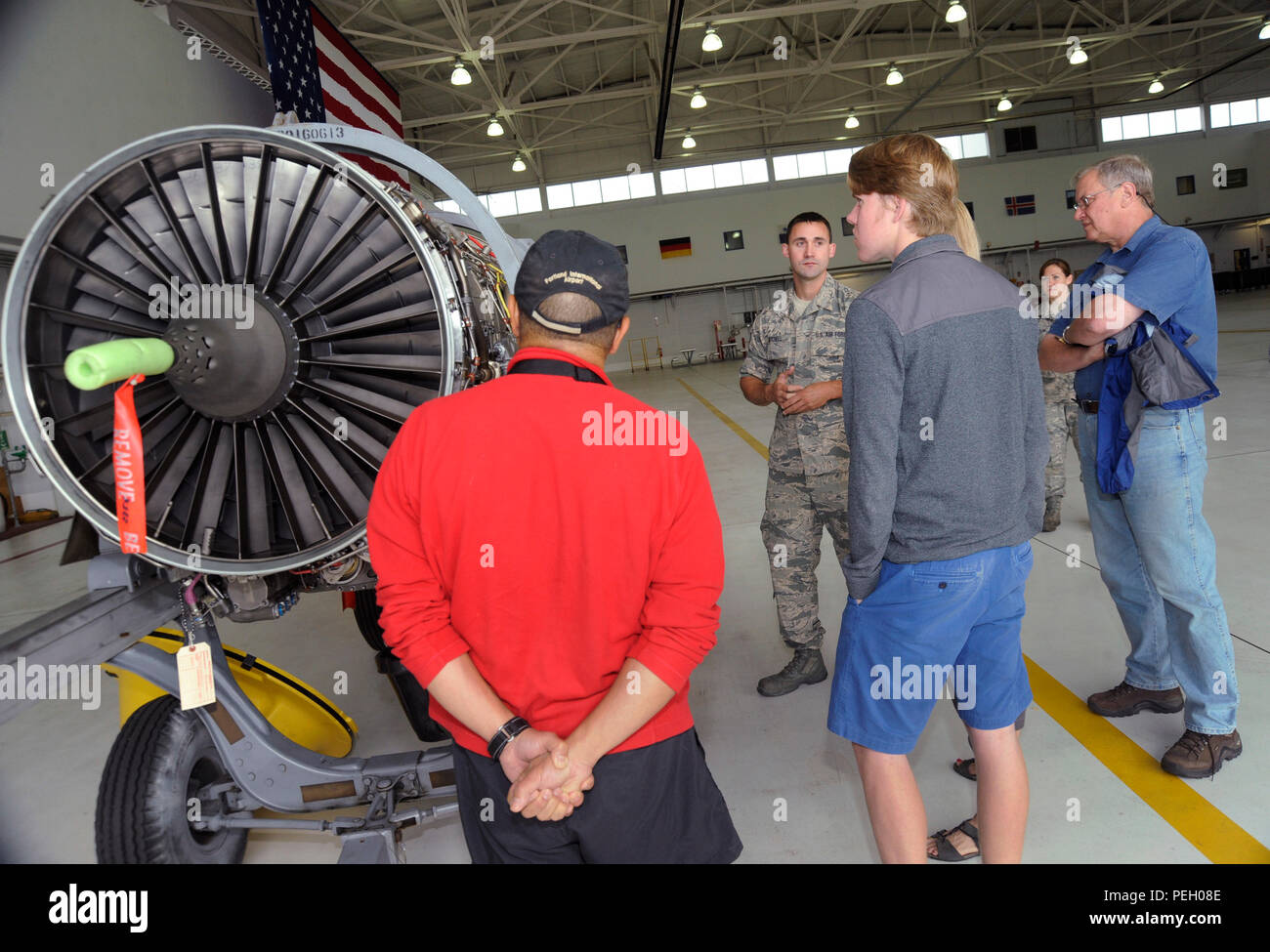 Staff Sgt. Michael Mitchell, 142nd Maintenance Squadron, details the ...