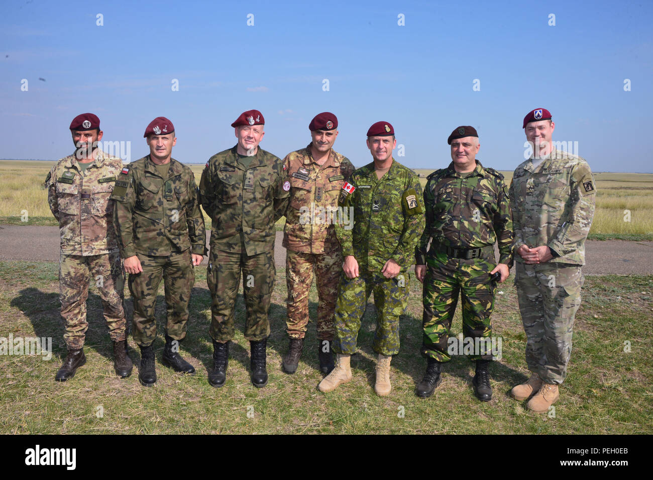 Multinational partners assembled at Smarden Training Area, Romania, to ...