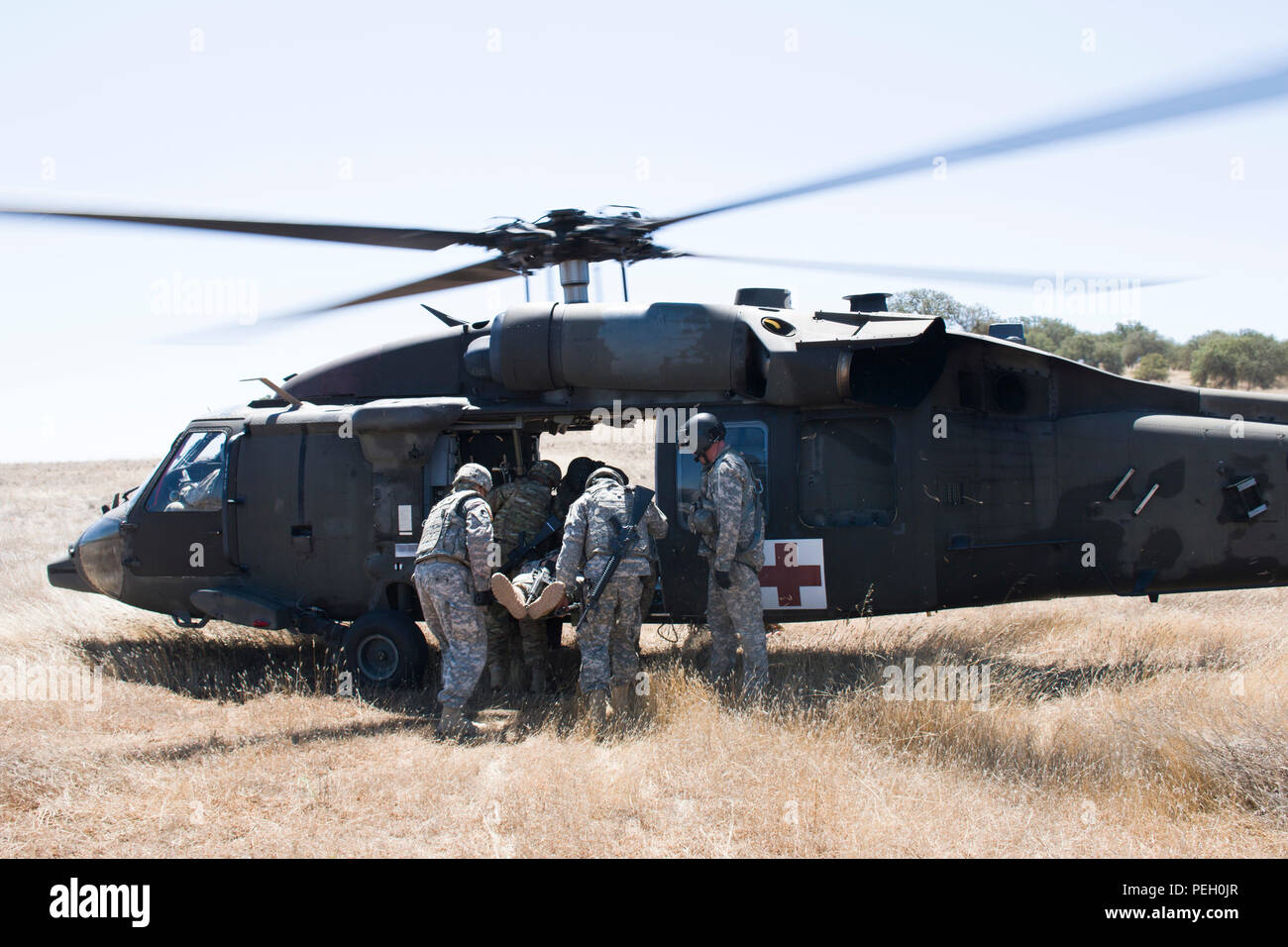 During a convoy exercise at Camp Roberts, the 40th Combat Aviation ...