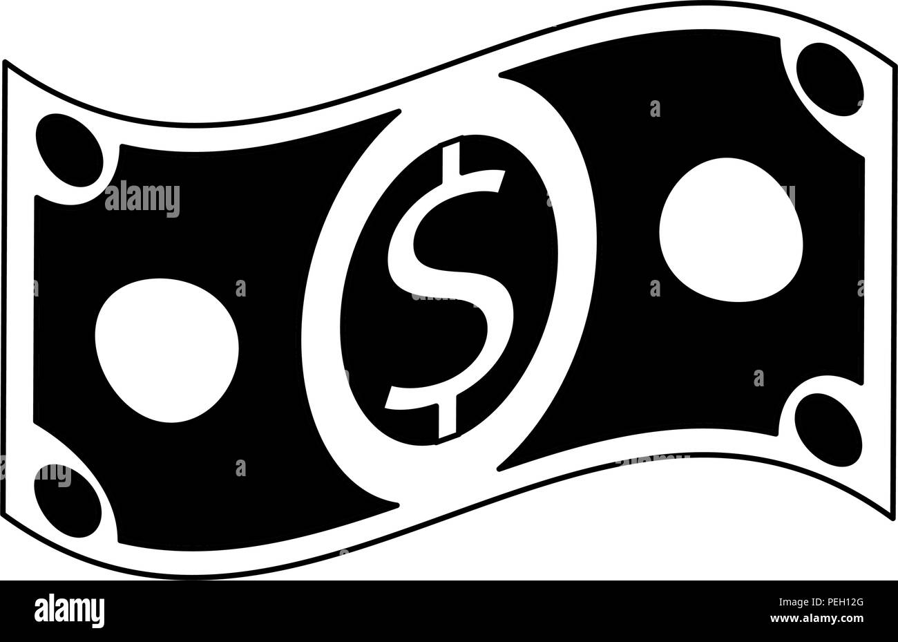 Billey money isolated in black and white Stock Vector Image & Art - Alamy