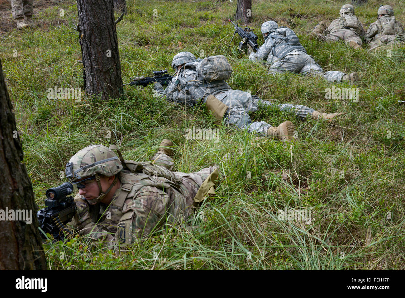 U.S. Army paratroopers, assigned to Legion Company, 1st Battalion ...