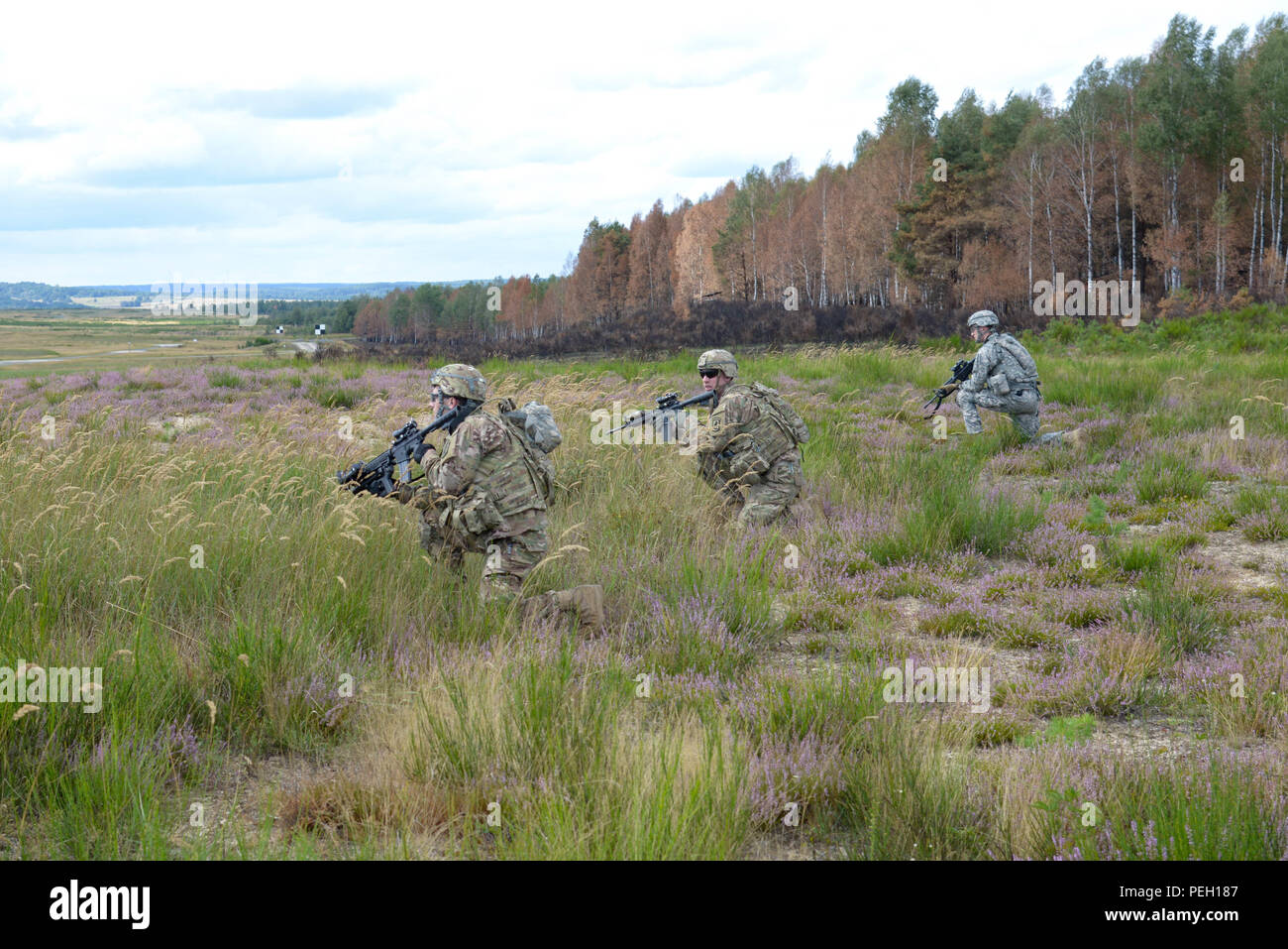 U.S. Army paratroopers, assigned to Legion Company, 1st Battalion ...