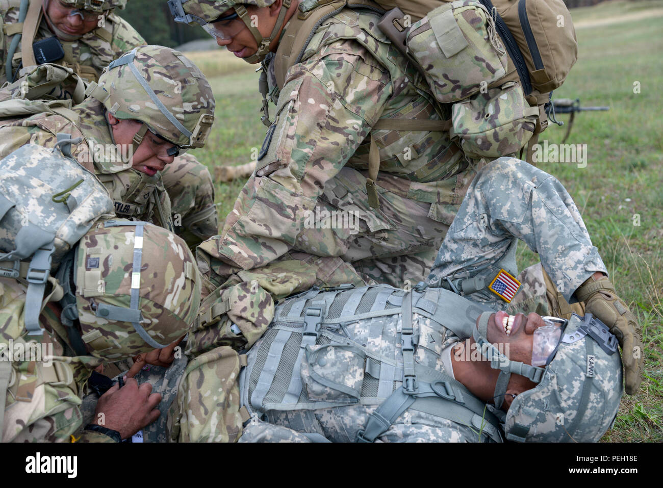 U.S. Army paratroopers, assigned to Legion Company, 1st Battalion ...