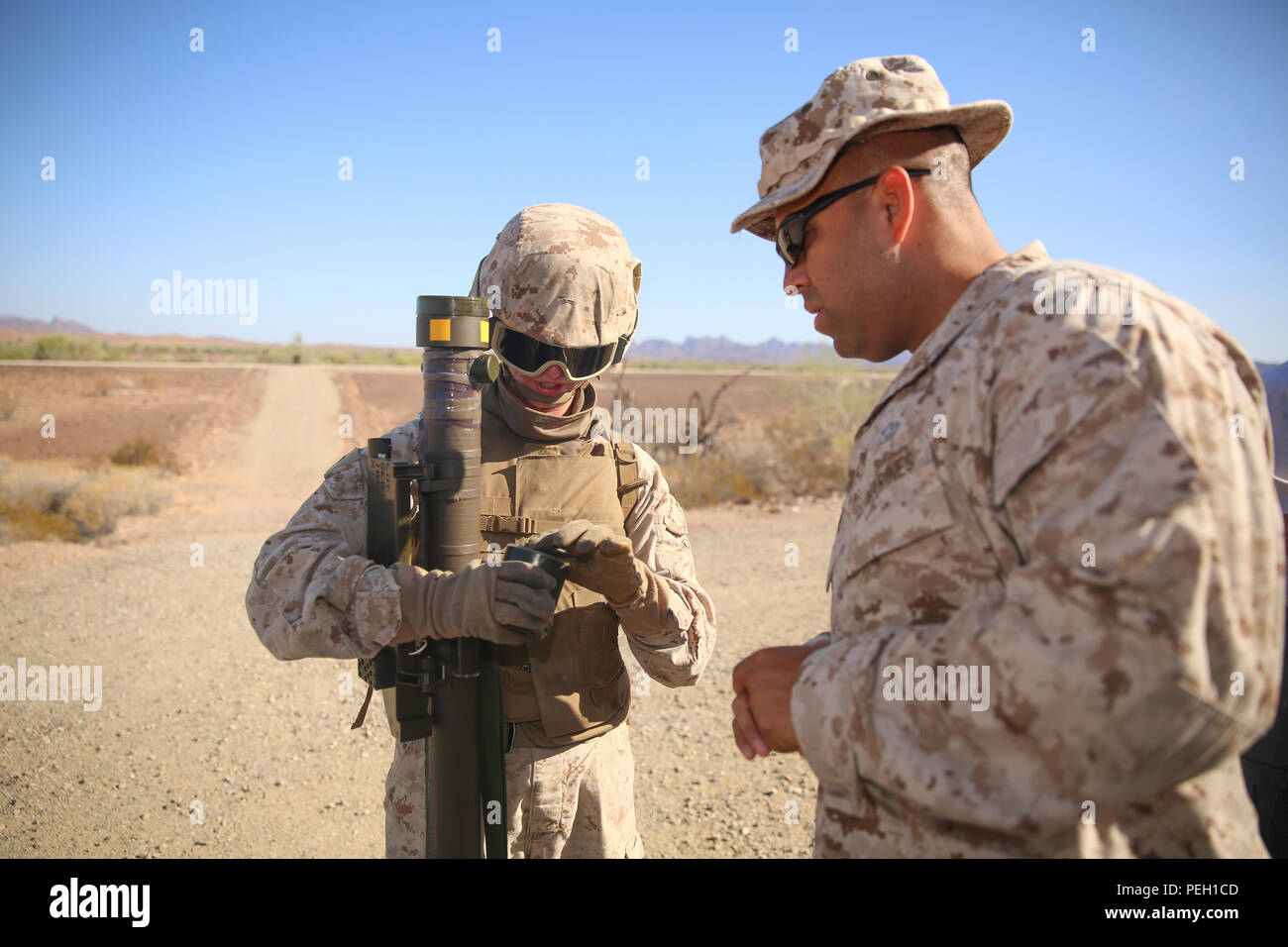Pfc. Stephanie Brown, student, Low Altitude Air Defense Gunner’s Course ...