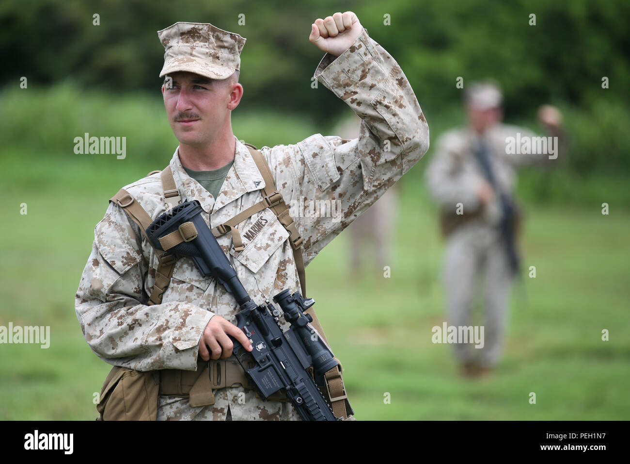 Lance Cpl. Dustin Gabrych, an automatic rifleman with India Company ...