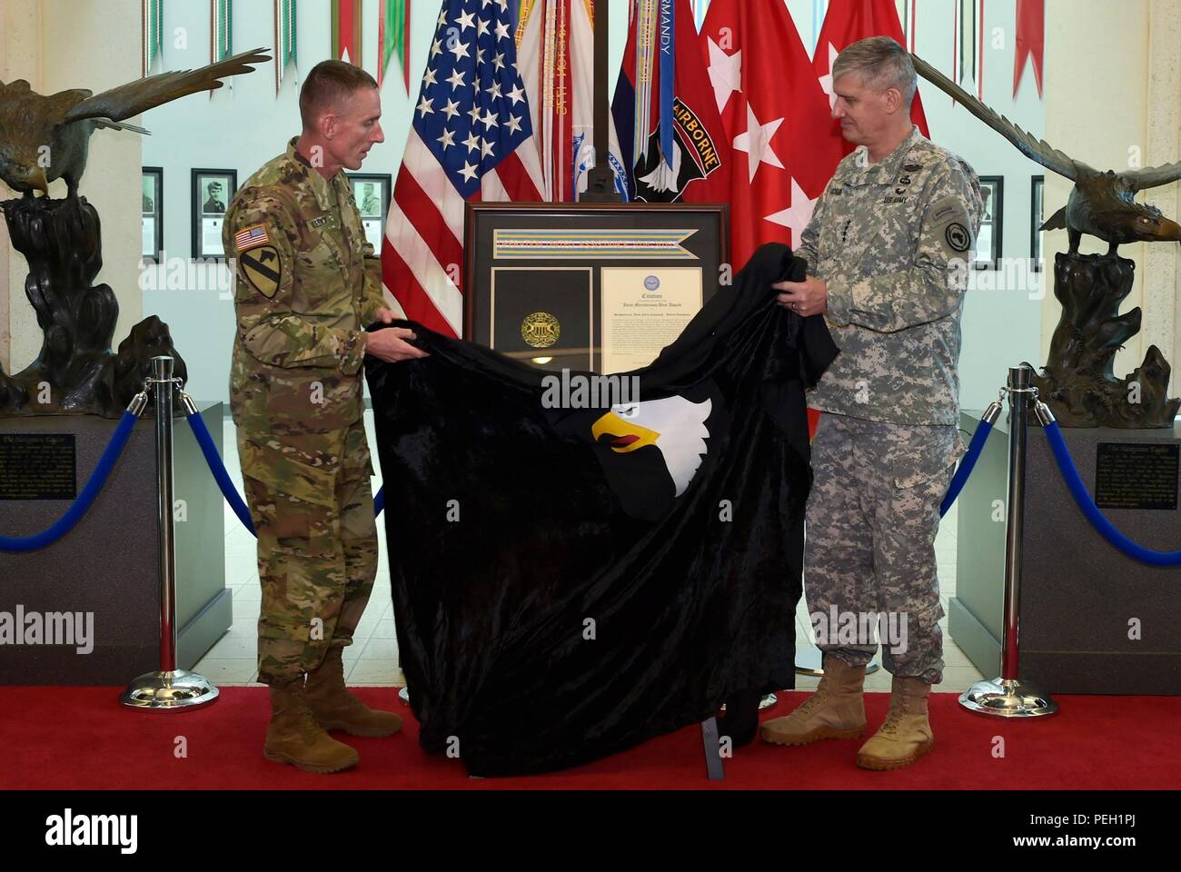 From right: Gen. David M. Rodriguez, commanding general, U.S. Africa ...