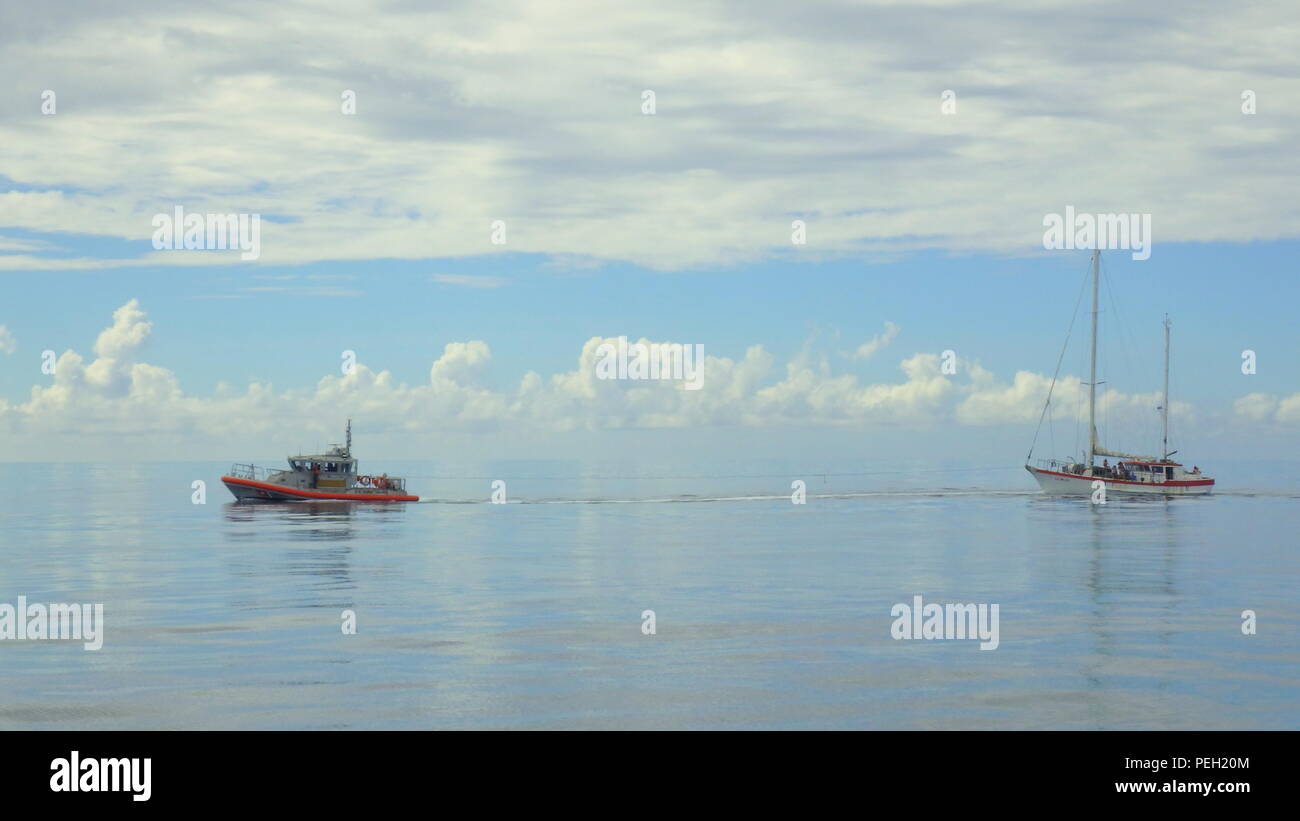 A Coast Guard 45-foot Response Boat-Medium crew from Coast Guard ...