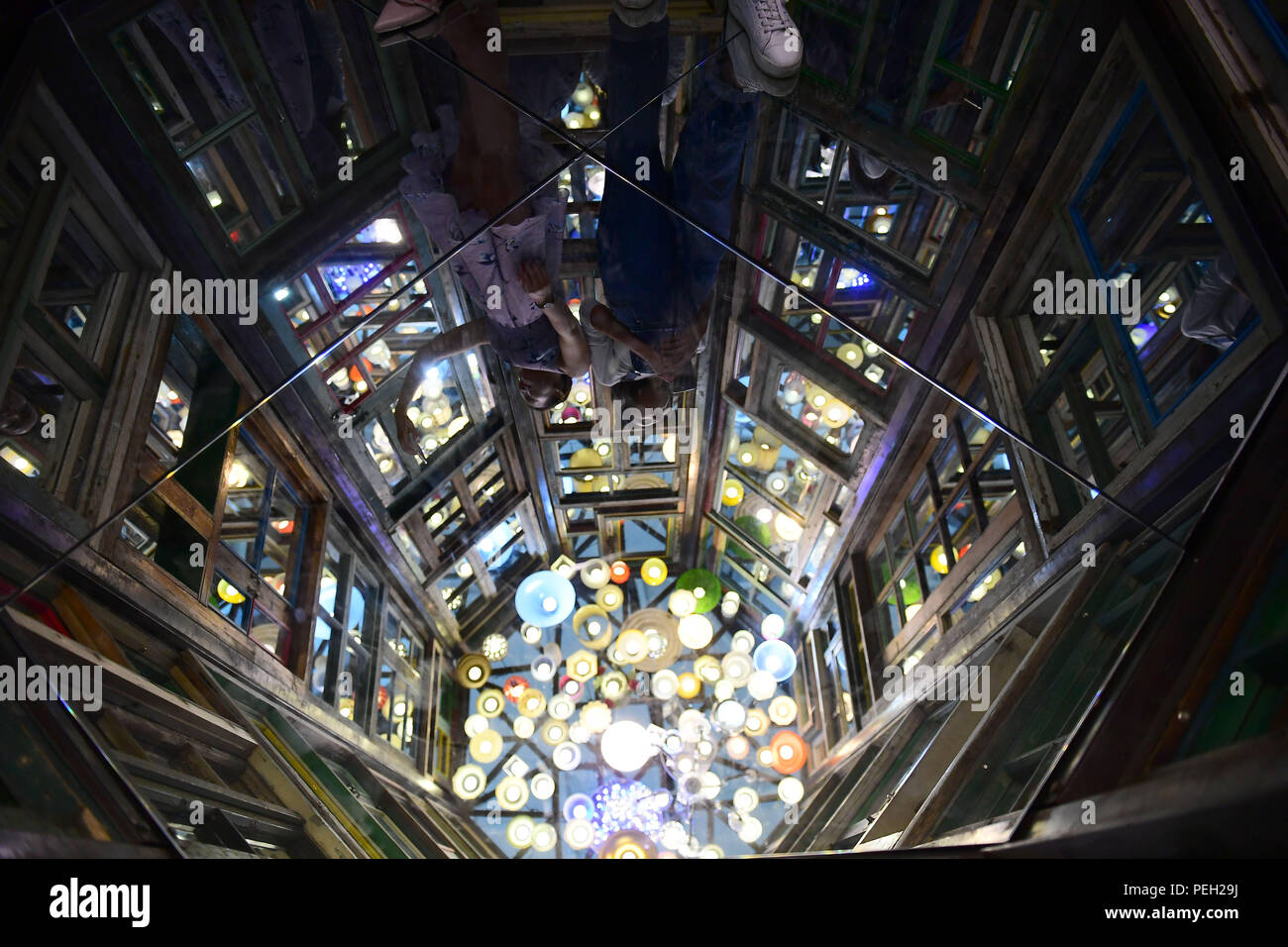 Octagonal booth hi-res stock photography and images - Alamy