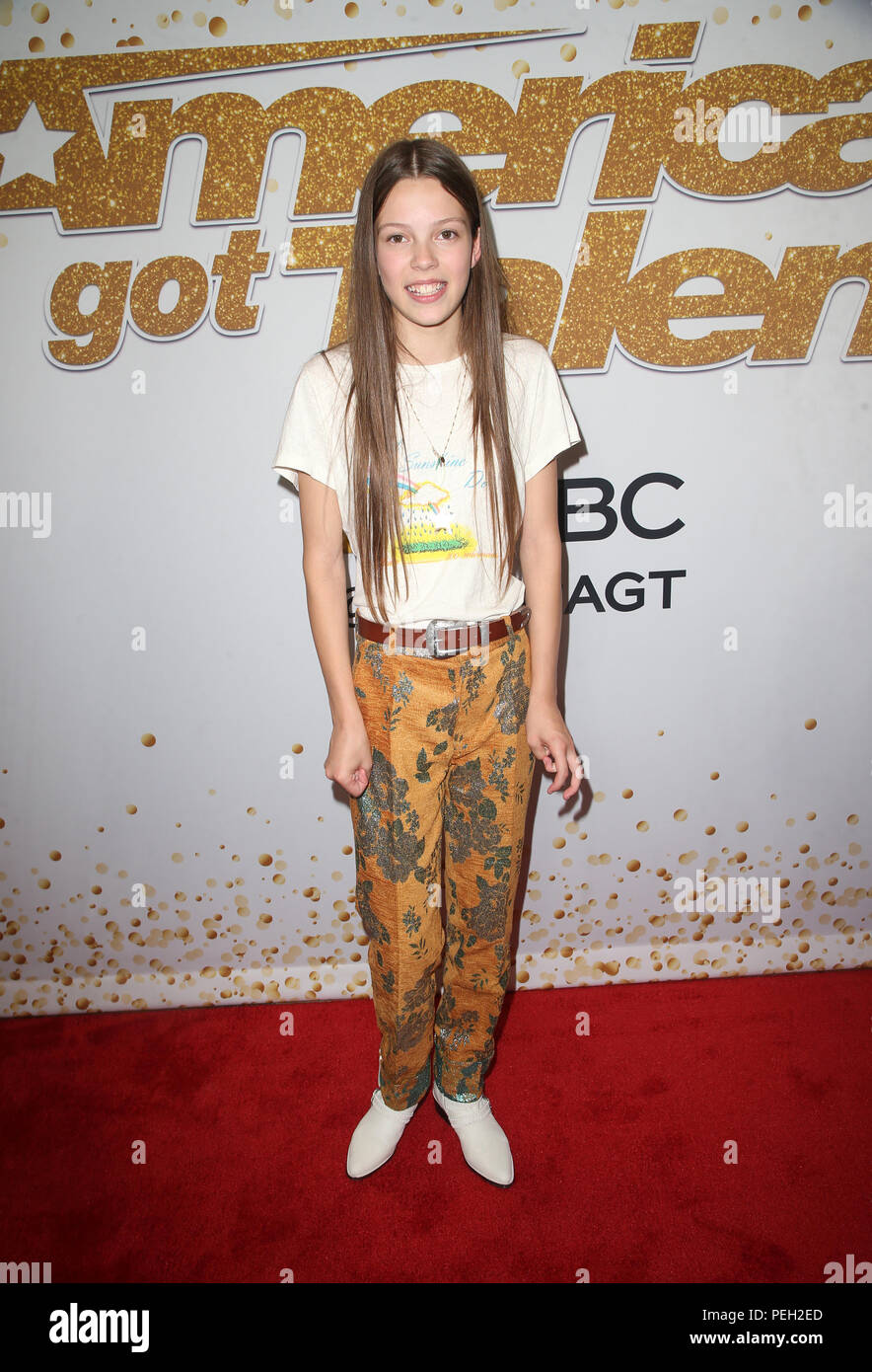 Hollywood Ca 14th Aug 2018 Courtney Hadwin Attends The America S