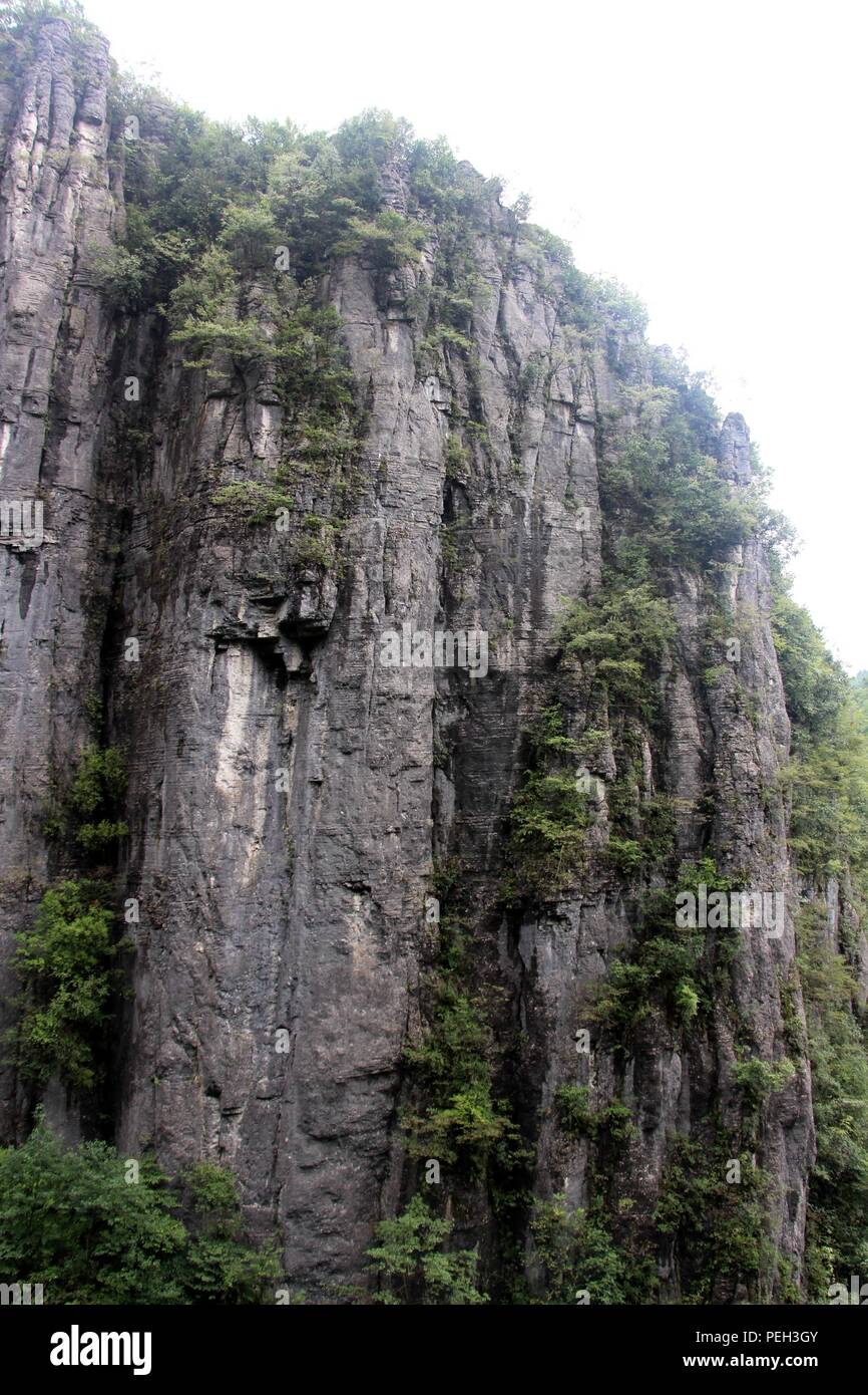 Enshi, Enshi, China. 15th Aug, 2018. Enshi, CHINA-Scenery of Qixingzhai ...