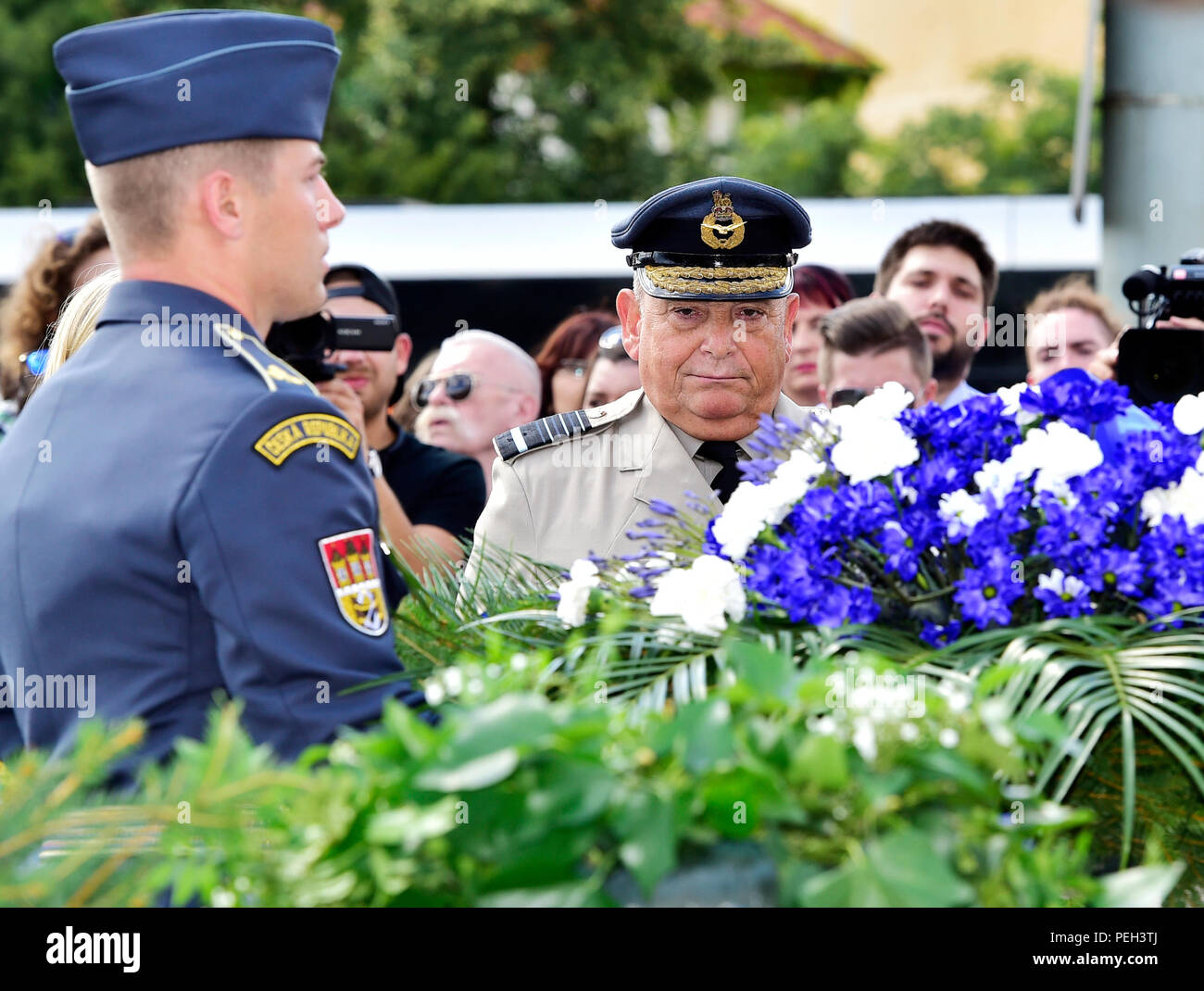 Prague, Czech Republic. 14th Aug, 2018. RAF Air Chief Marshal Stuart ...