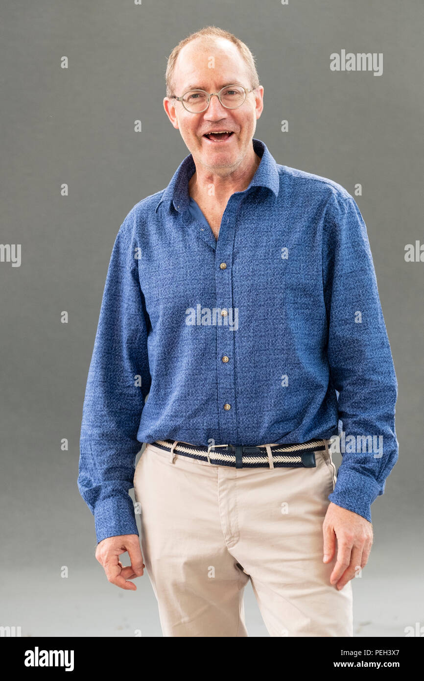 Edinburgh, Scotland, UK; 15 August, 2018. Pictured; Author David ...