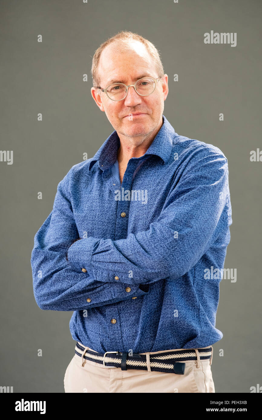 Edinburgh, Scotland, UK; 15 August, 2018. Pictured; Author David ...