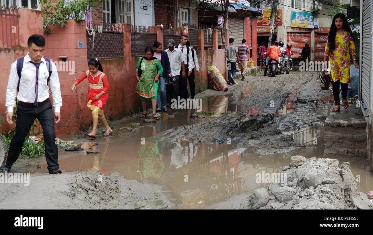 Road from kathmandu in nepal hi-res stock photography and images - Alamy