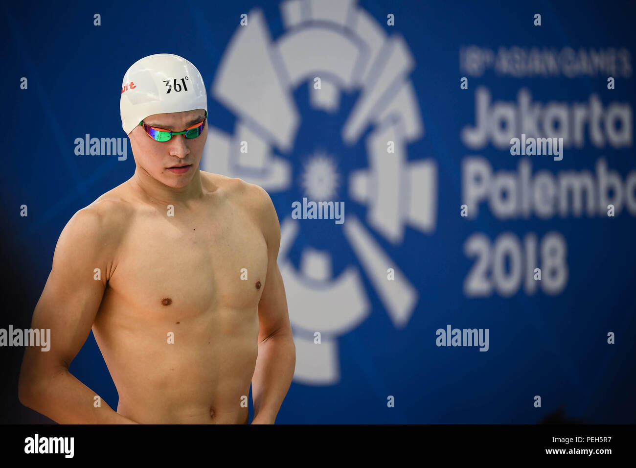 Jakarta, Indonesia. 15th Aug, 2018. Chinese swimming athlete Sun Yang ...
