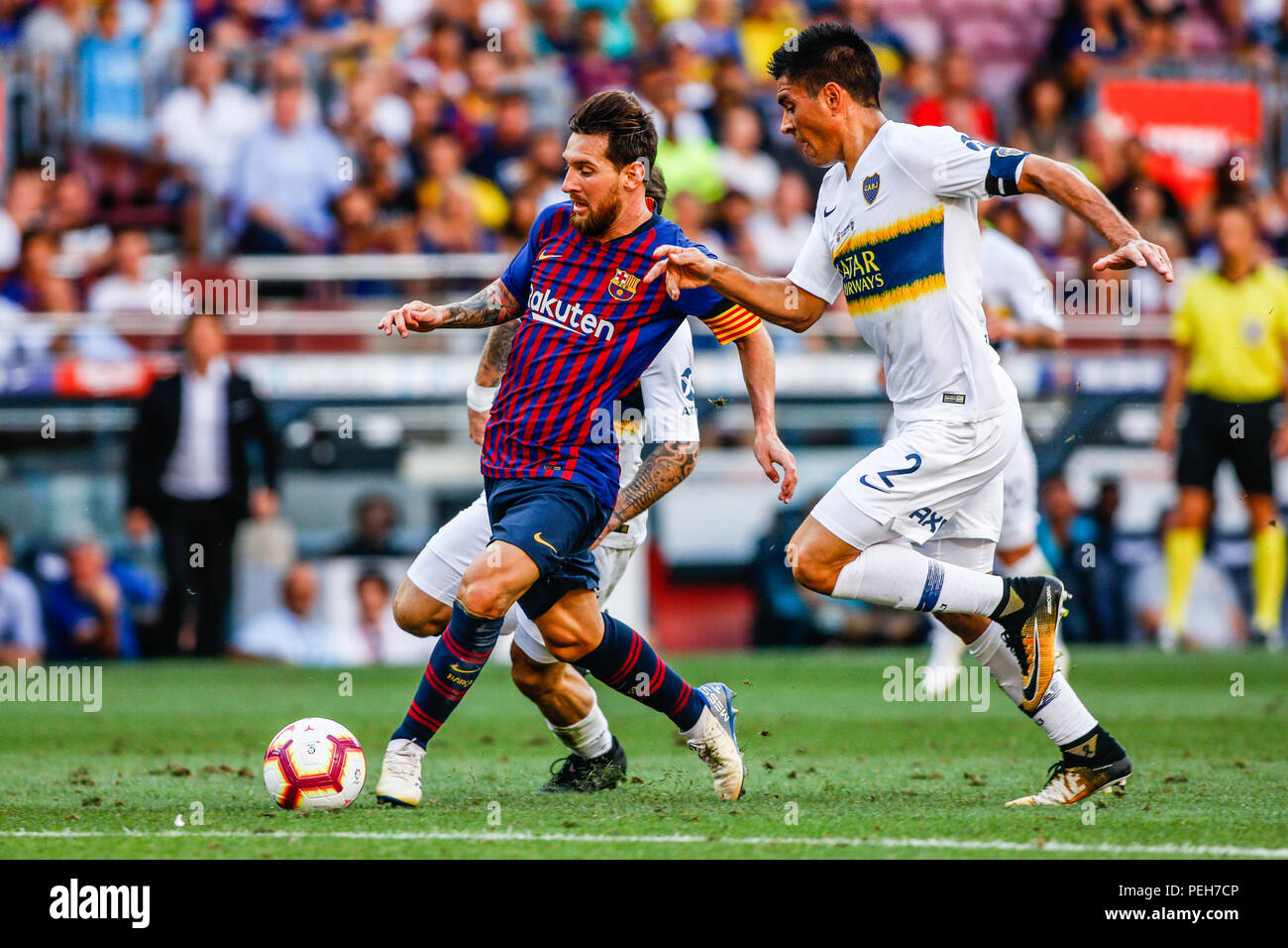 Leo Messi from Argentina during the Joan Gamper trophy game between FC ...