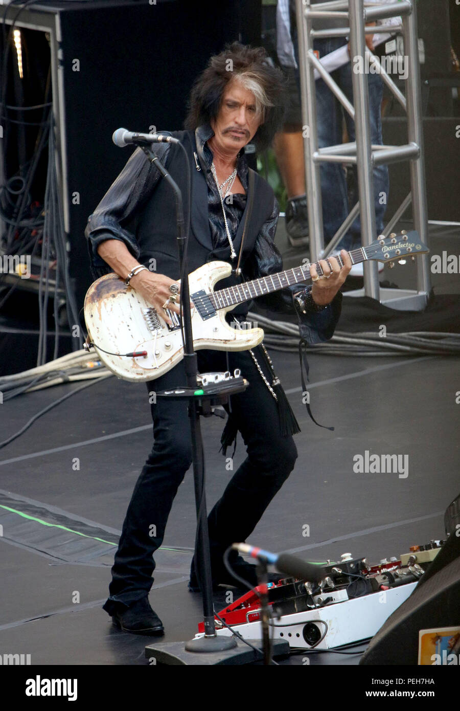 New York City, New York, USA. 15th Aug, 2018. Musician/singer JOE PERRY ...
