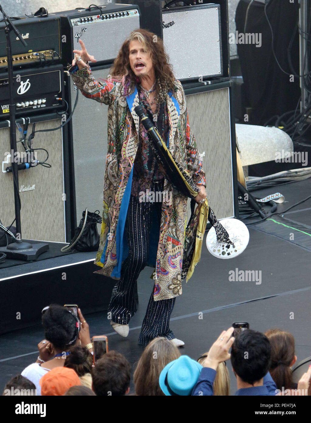 New York City, New York, USA. 15th Aug, 2018. Musician/singer STEVEN ...
