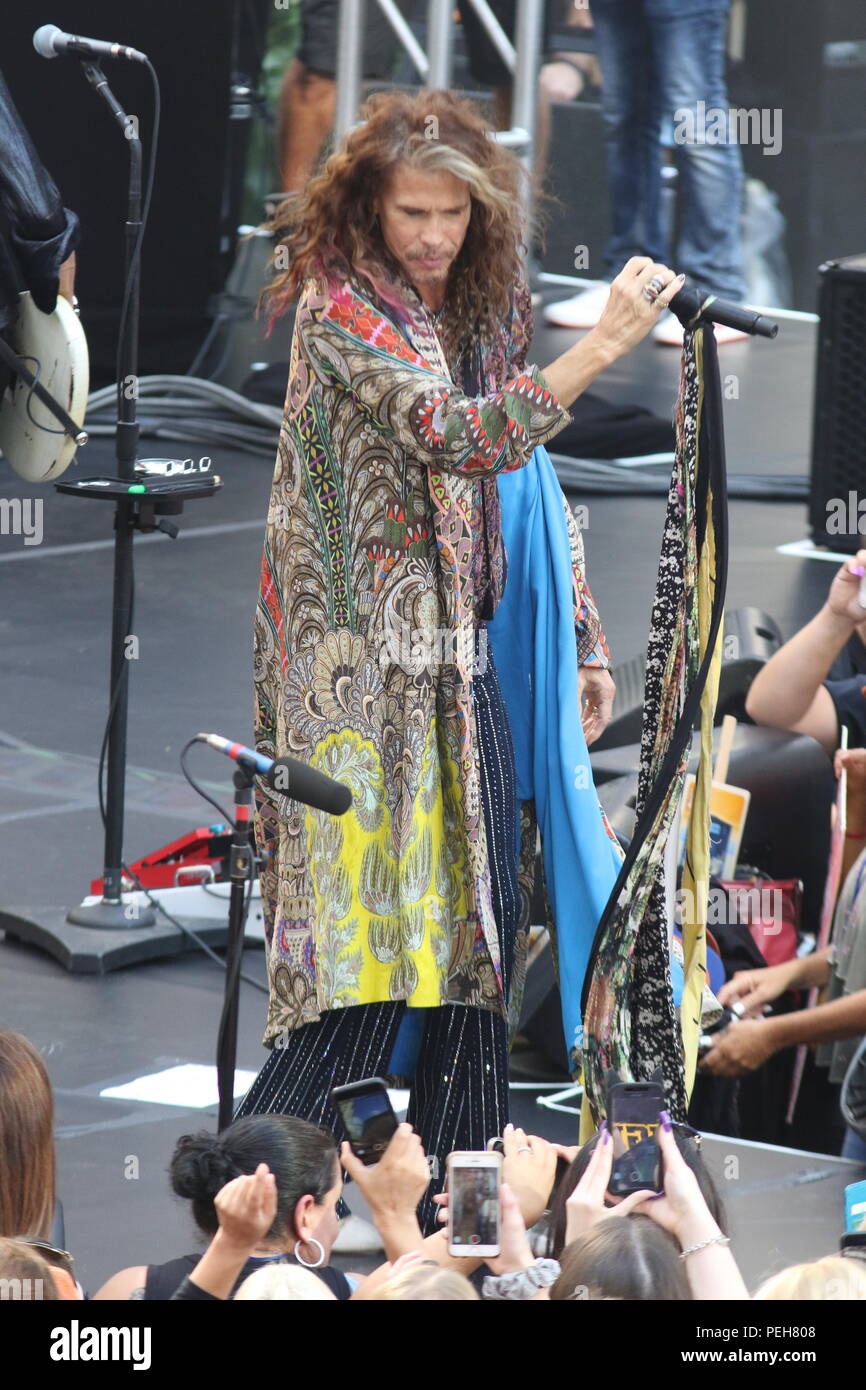 New York City, USA. 01st Jan, 2018. Steven Tyler on the Today Show 8/15 ...
