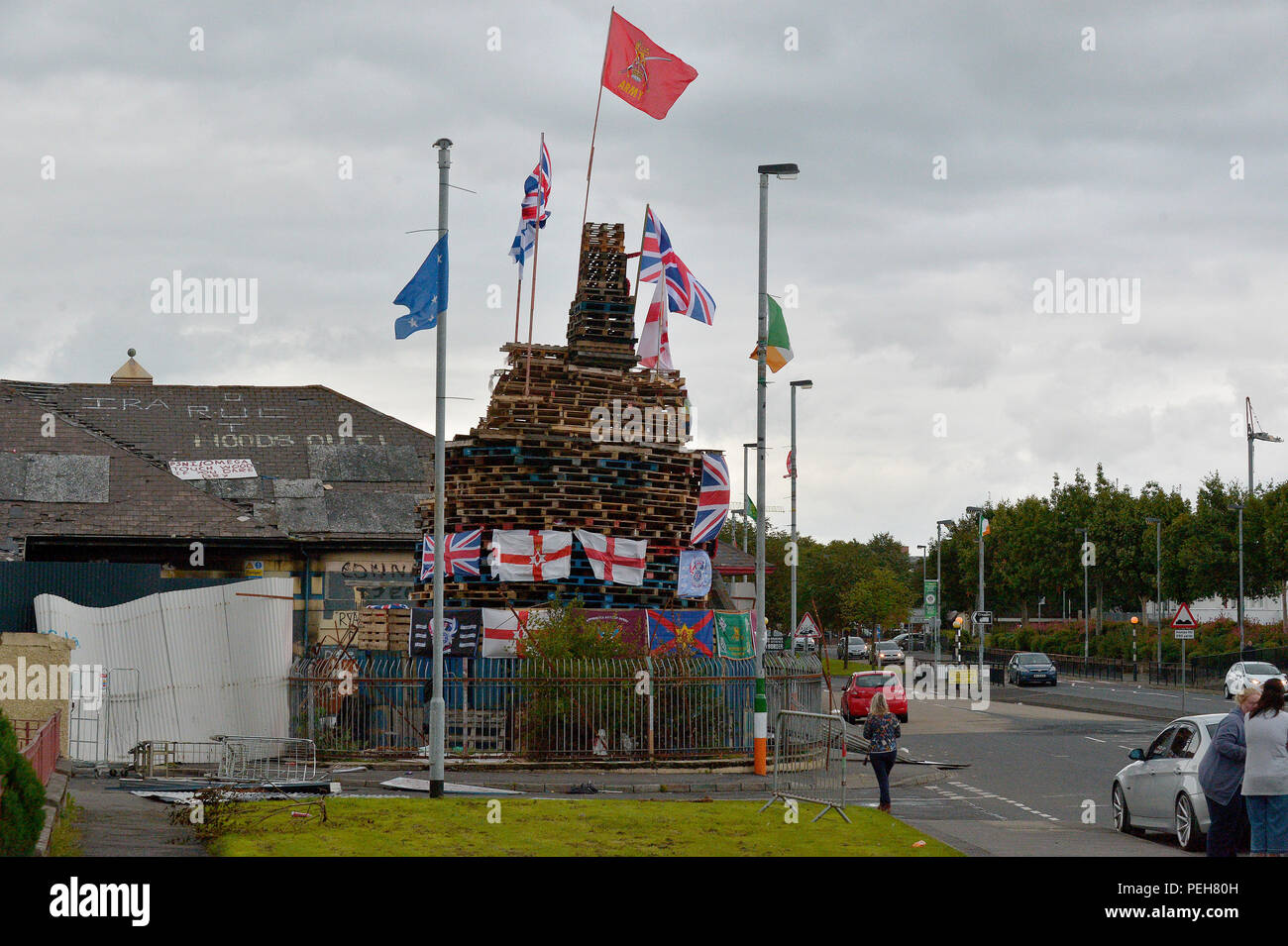 Regimental flags hi-res stock photography and images - Alamy