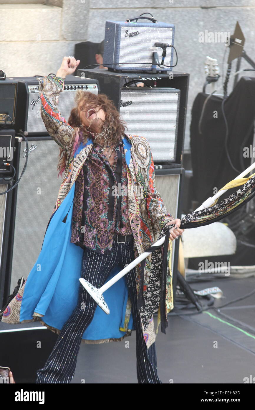 New York City, USA. 01st Jan, 2018. Steven Tyler on the Today Show 8/15 ...