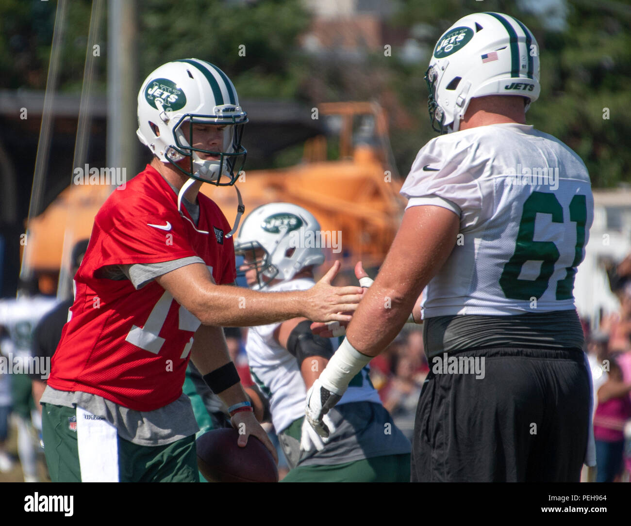 Jets football training center hi-res stock photography and images - Alamy