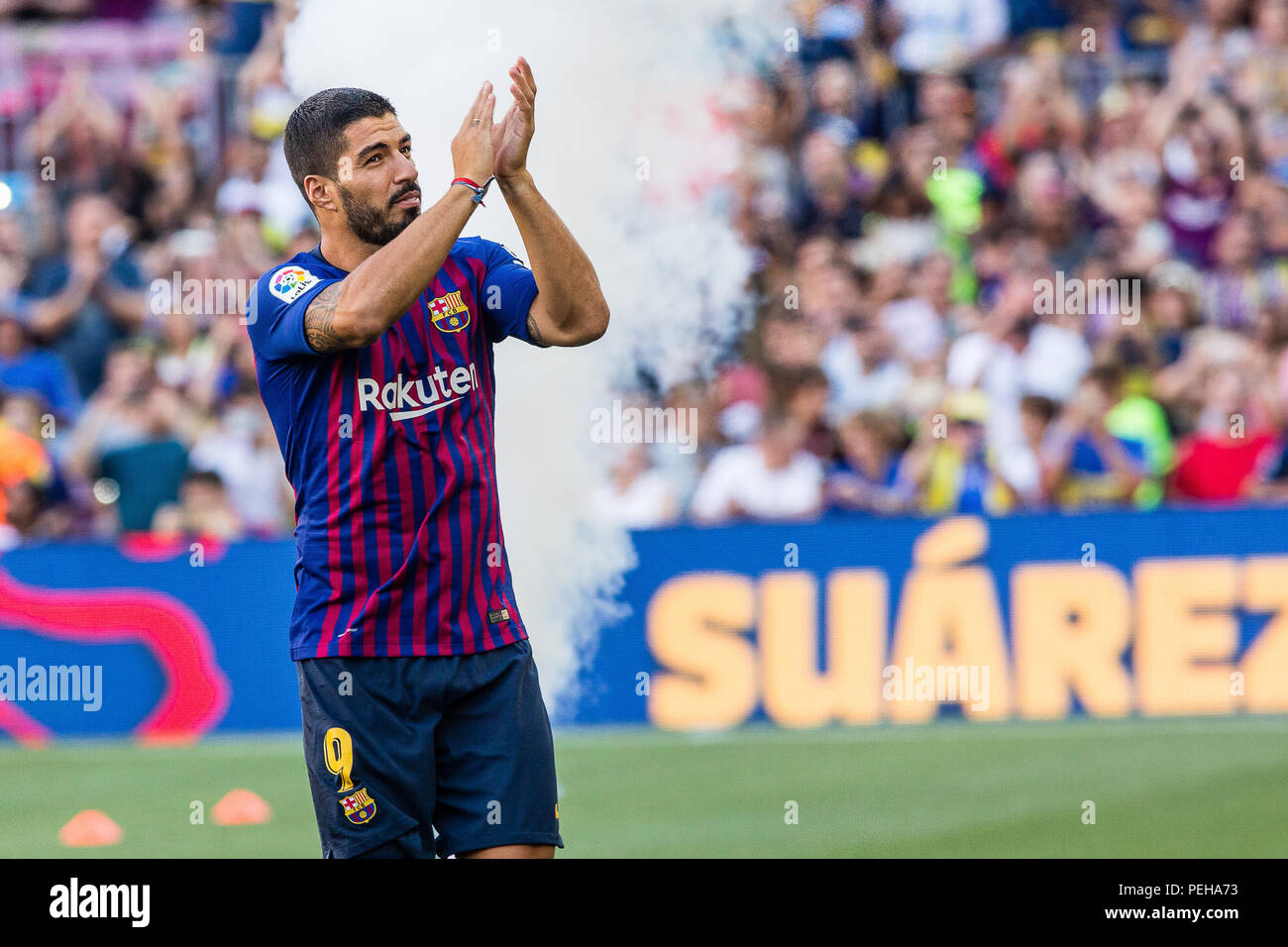Luis Suarez from Uruguay during the Joan Gamper trophy game between FC ...