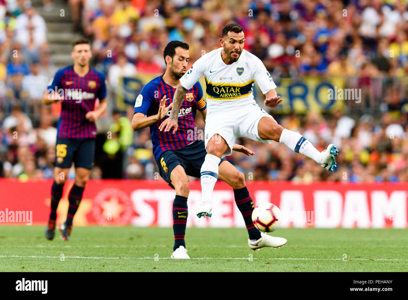 Barcelona, Spain. 15th Aug 2018. Sergio Busquets player of FC Barcelona ...