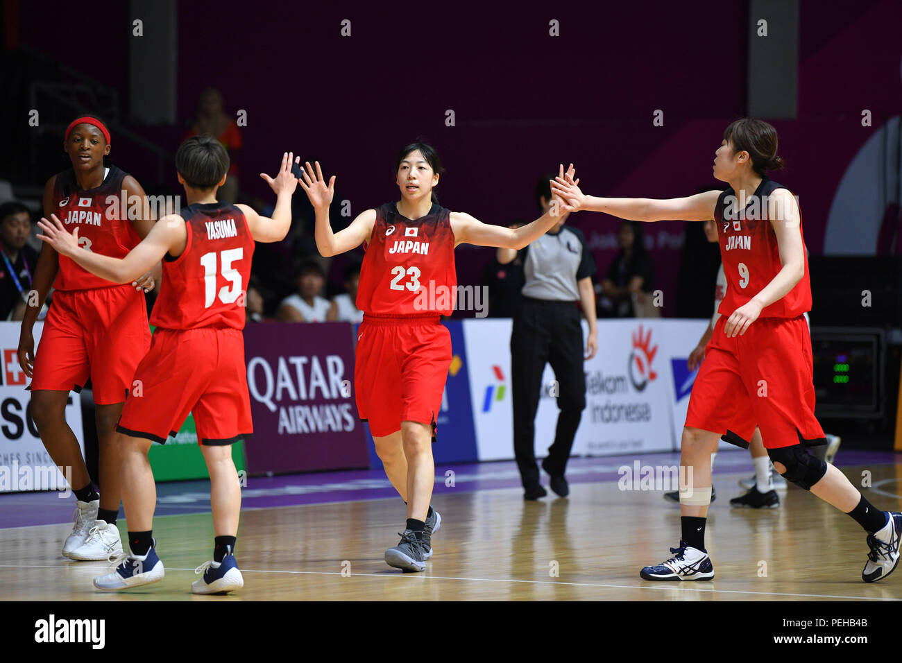 Jakarta, Indonesia. Credit: MATSUO. 15th Aug, 2018. Moe Nagata (JPN) Basketball : Women's ...