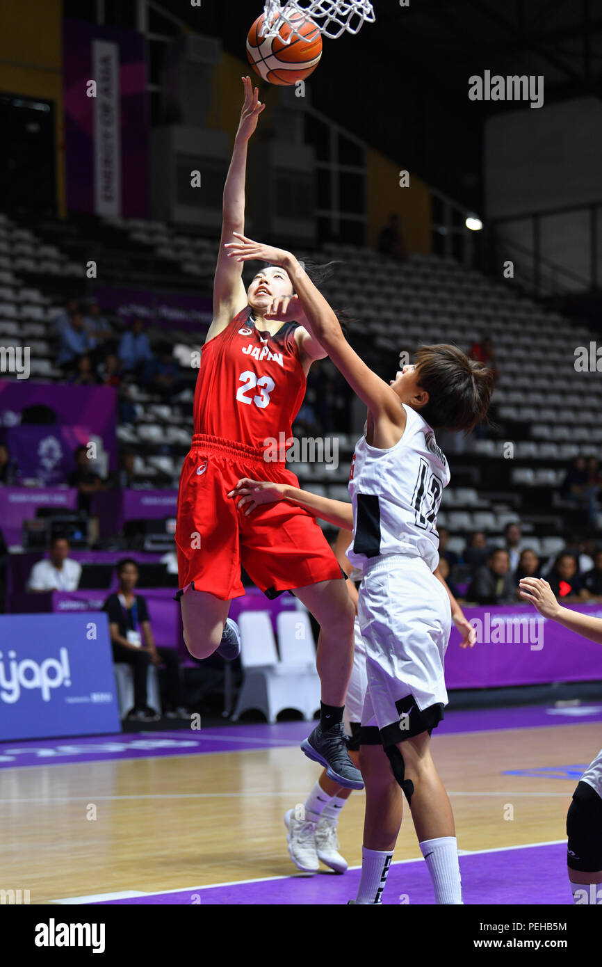 Jakarta, Indonesia. Credit: MATSUO. 15th Aug, 2018. Moe Nagata (JPN) Basketball : Women's ...