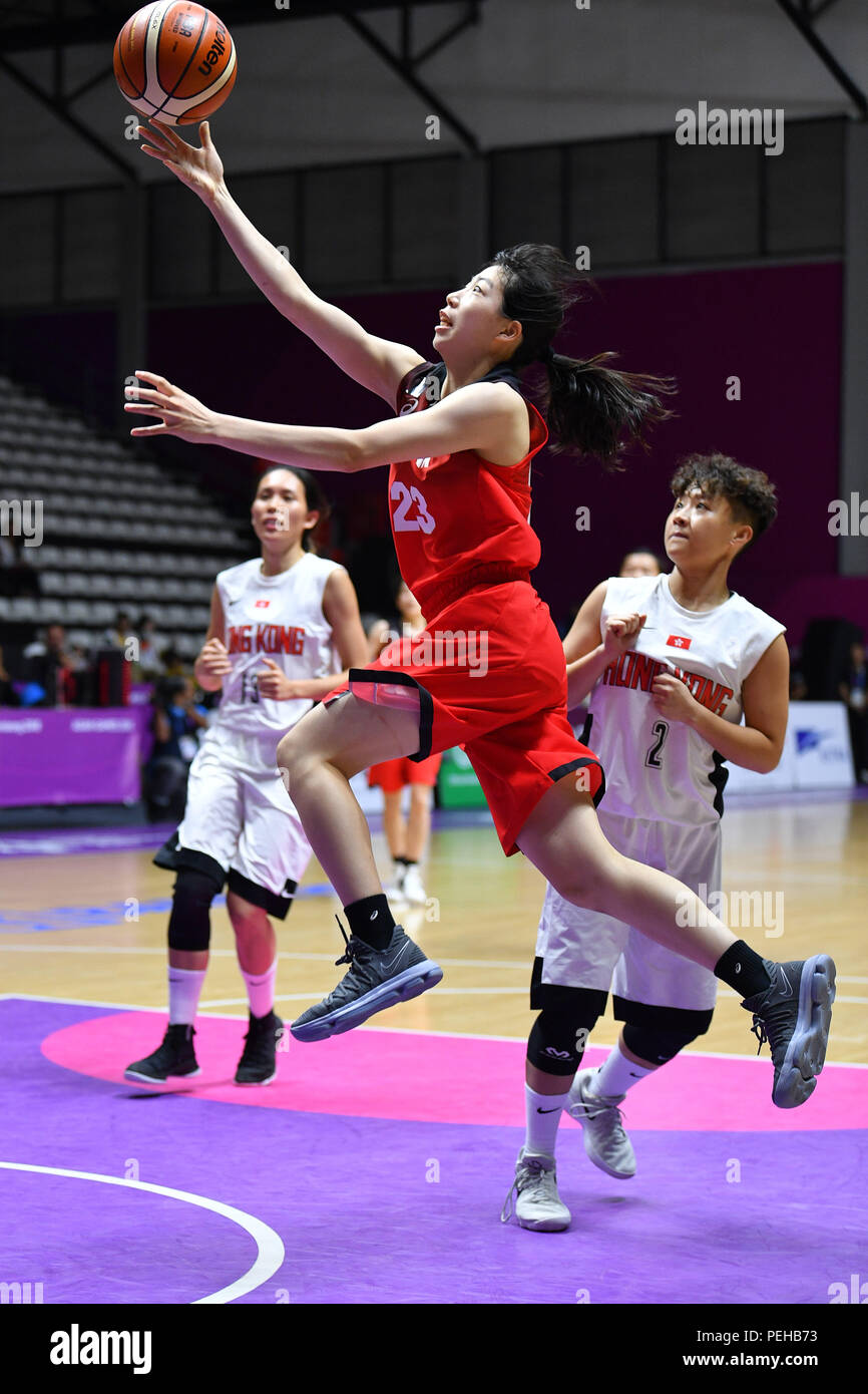 Jakarta, Indonesia. Credit: MATSUO. 15th Aug, 2018. Moe Nagata (JPN) Basketball : Women's ...