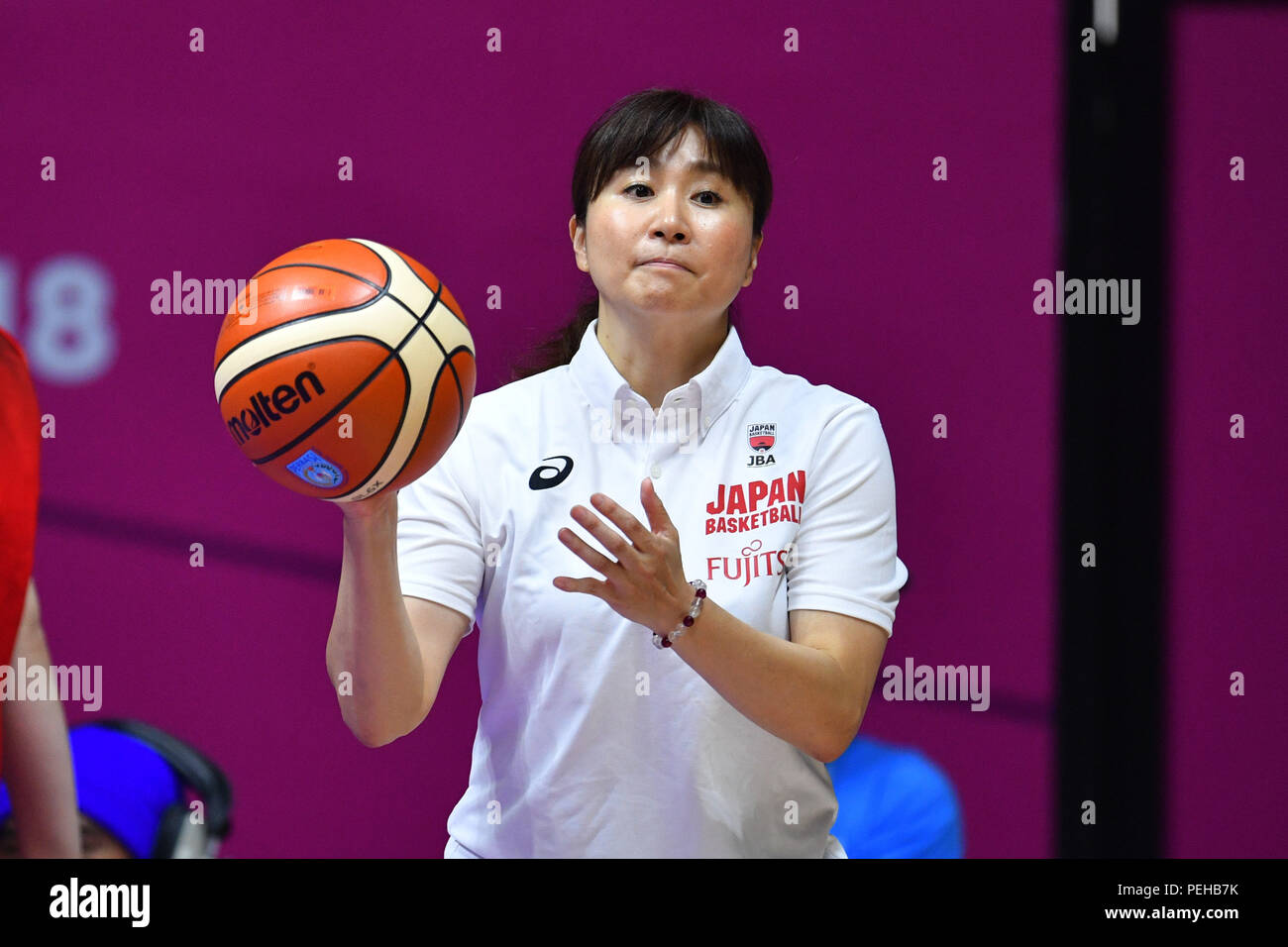 Jakarta, Indonesia. Credit: MATSUO. 15th Aug, 2018. Kaori Kusuda (JPN) Basketball : Women's ...