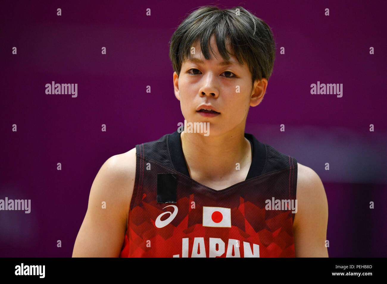 Jakarta, Indonesia. Credit: MATSUO. 15th Aug, 2018. Shiori Yasuma (JPN) Basketball : Women's ...