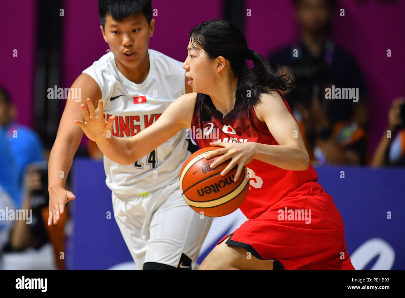 Jakarta, Indonesia. Credit: MATSUO. 15th Aug, 2018. Moe Nagata (JPN) Basketball : Women's ...