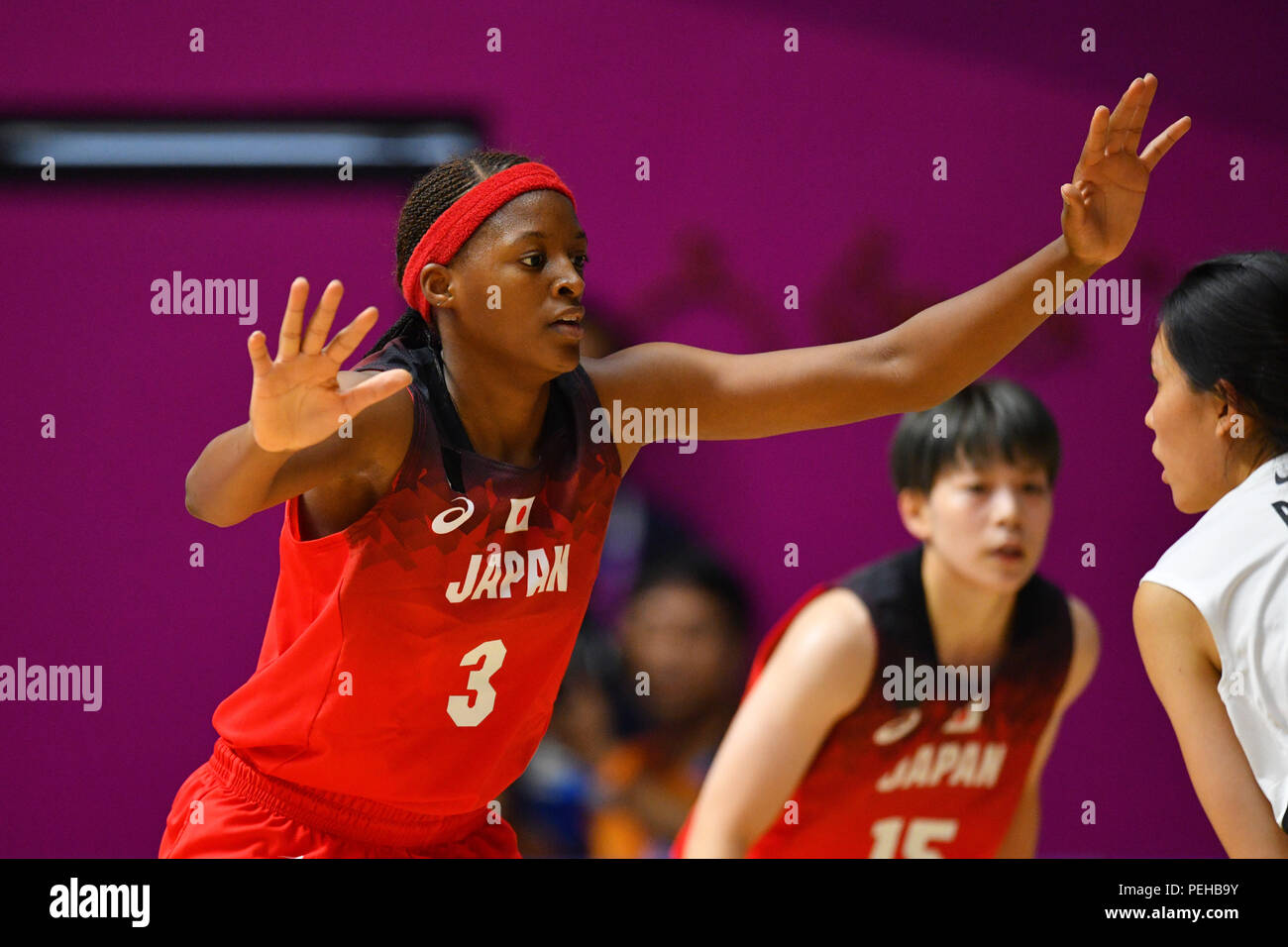 Jakarta, Indonesia. Credit: MATSUO. 15th Aug, 2018. /Stephanie Mawuli (JPN) Basketball : Women's ...