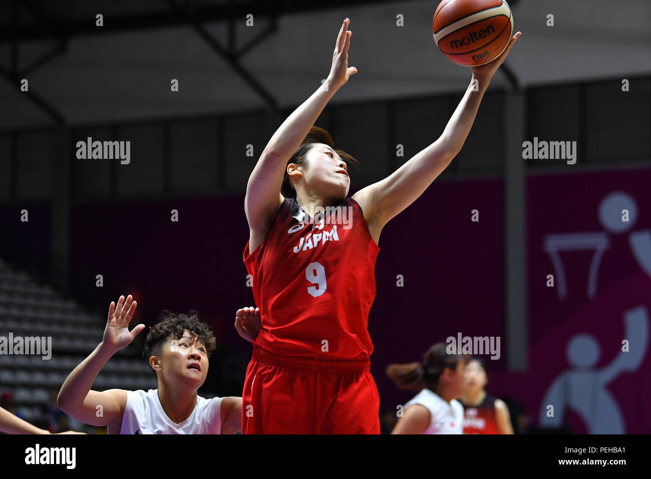 Jakarta, Indonesia. Credit: MATSUO. 15th Aug, 2018. Haruka Suzuki (JPN) Basketball : Women's ...