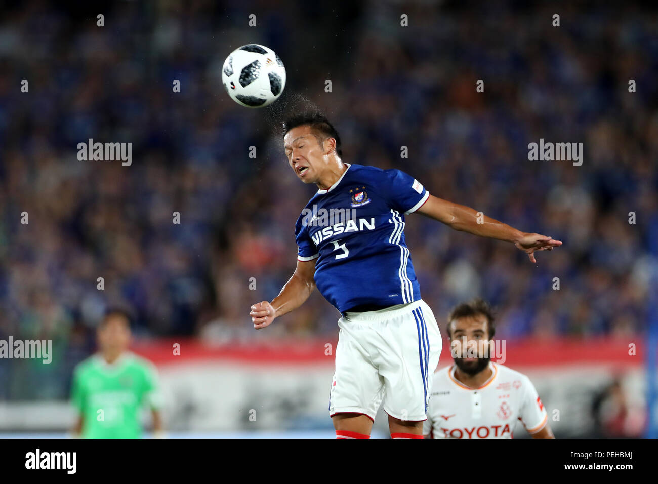 Kanagawa, Japan. 15th Aug, 2018. Takuya Kida (FMarinos) Football/Soccer ...