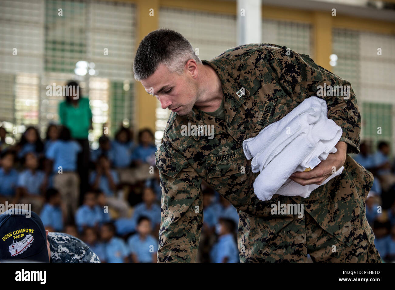 U.S. Marine Corps Capt. Patrick Murphy, a civil affairs officer ...