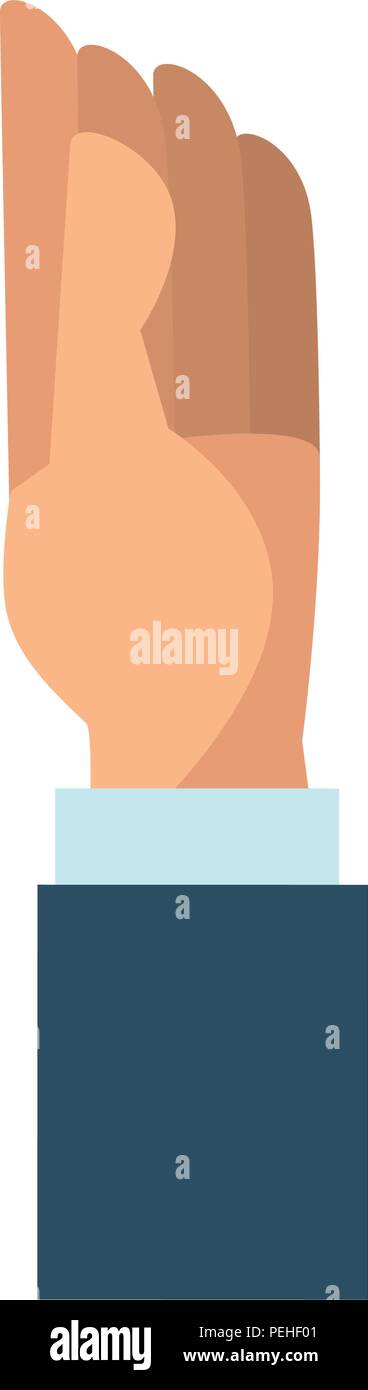 hand human up icon Stock Vector Image & Art - Alamy