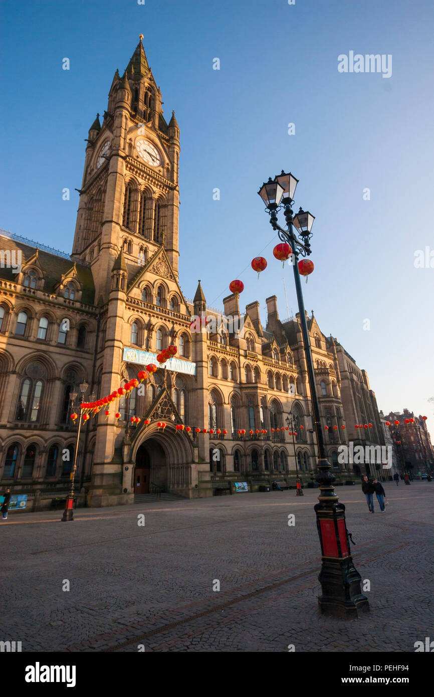 Manchester Town Hall Exterior Stock Photo - Alamy