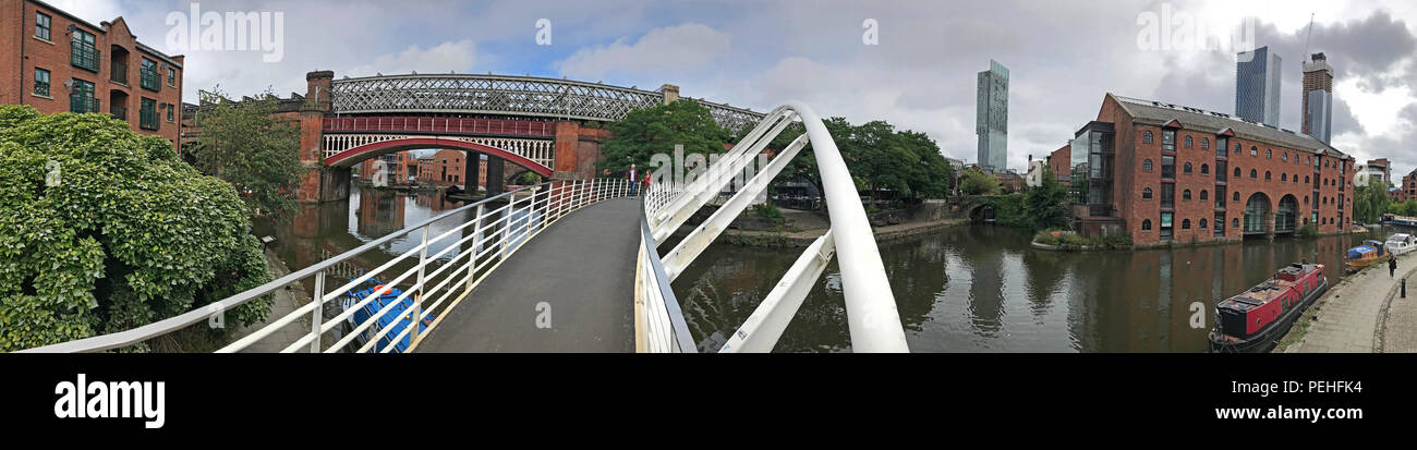 Merchants Bridge,Castlefield, Manchester, North West England, UK, M3 ...