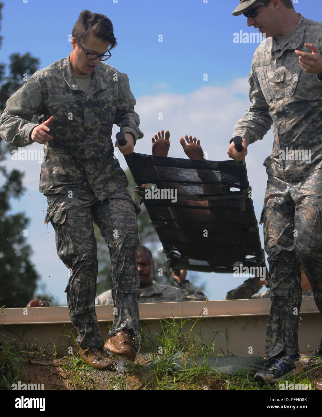 Soldiers from the 485th Chemical Biological Radiological Nuclear (CBRN ...