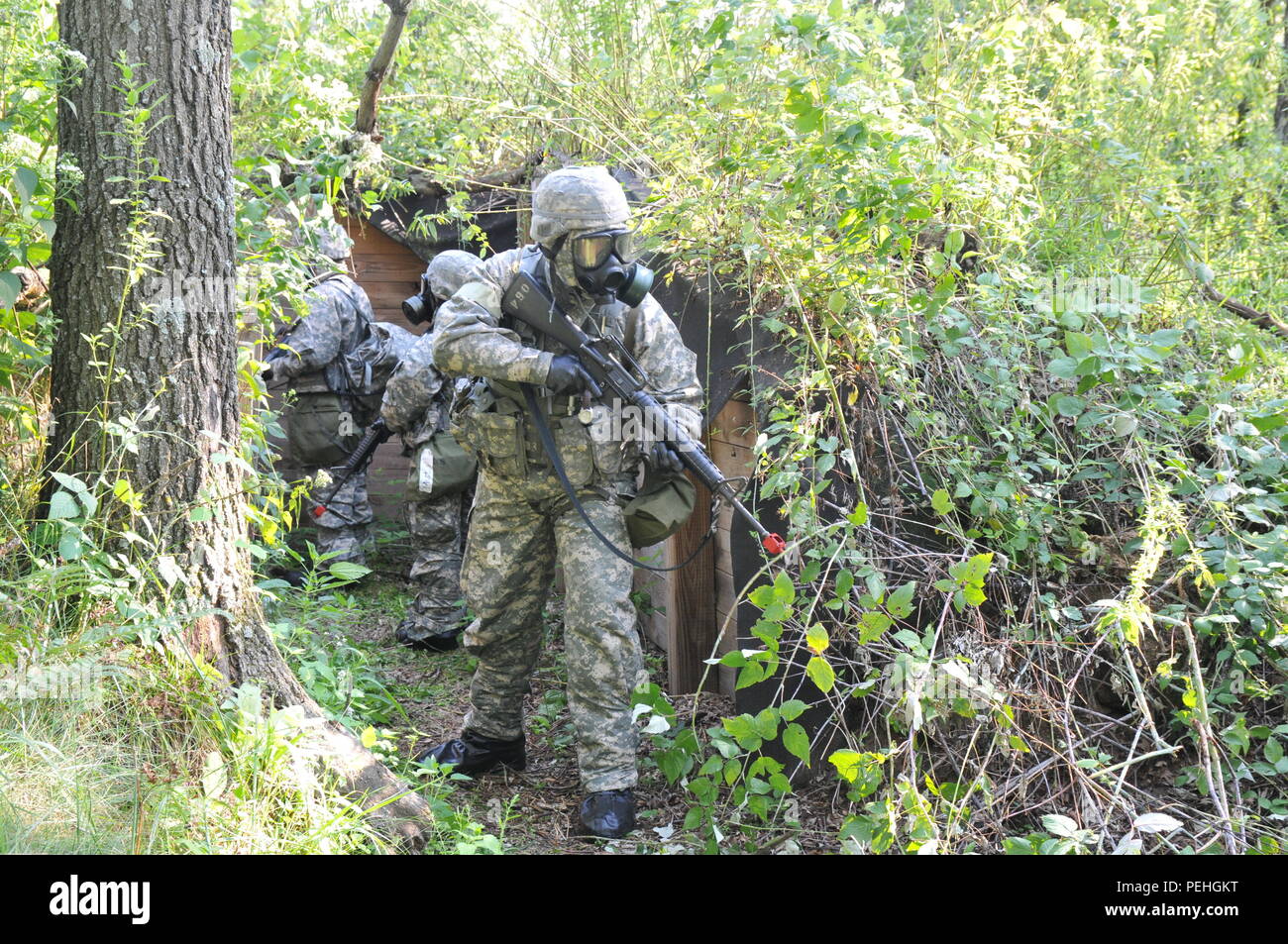 Soldiers from the 300th Chemical, Biological, Radiological and Nuclear ...