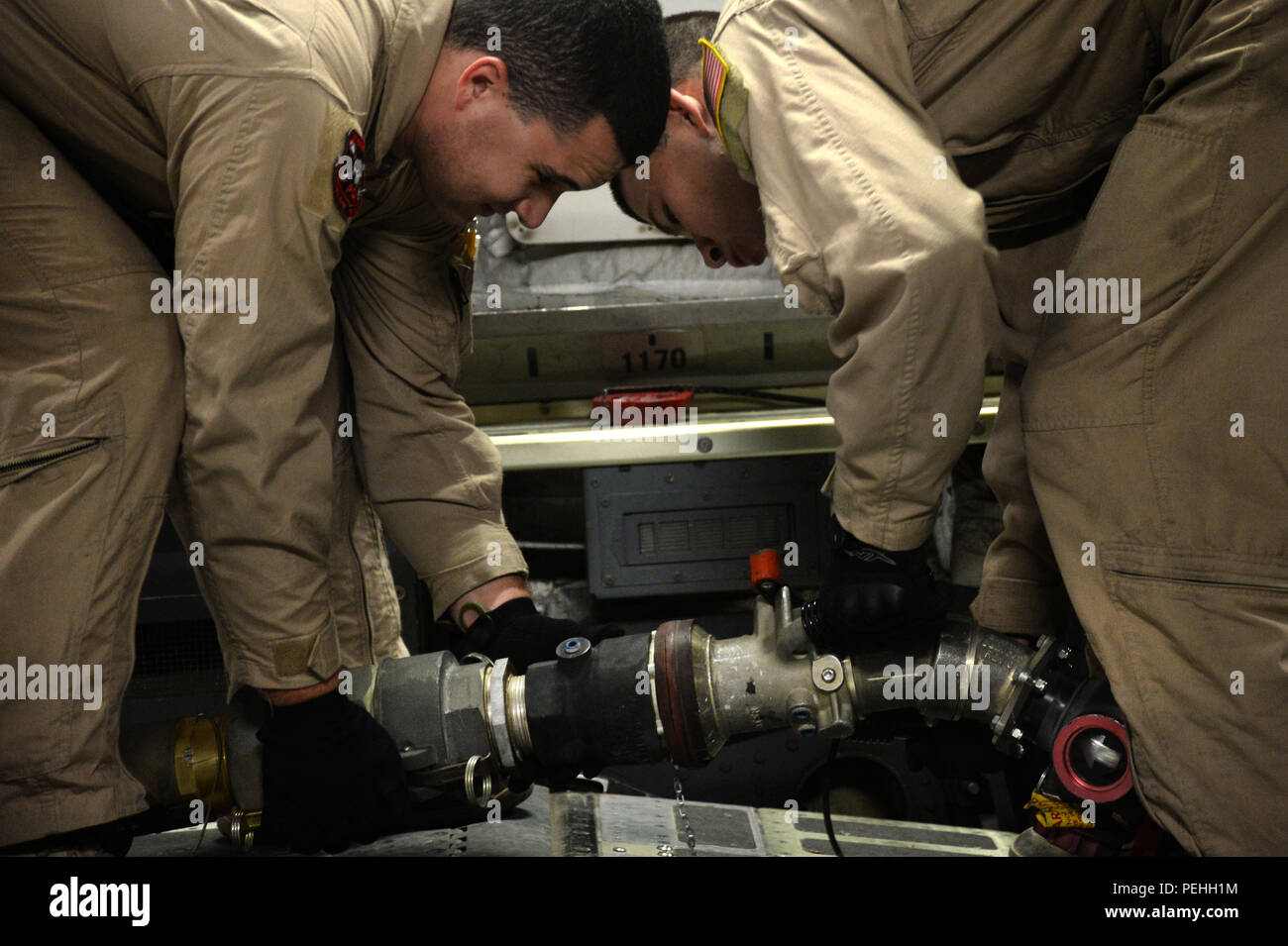 U.S. Air Force Senior Airman Dalton and Staff Sgt. Codi, 379th ...